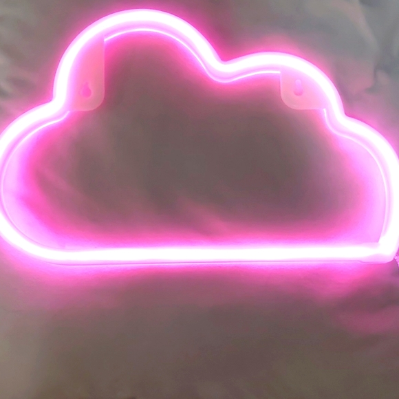 Decorative Lamp | Accents | 3d Pink Neon Cloud Decorative Lamp | Poshmark